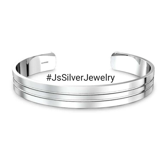 Adjustable Mens Handmade 925 Solid Sterling Silver Sikh Kara - Etsy