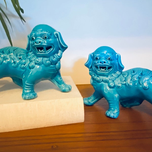 Turquoise Foo Dogs - Etsy