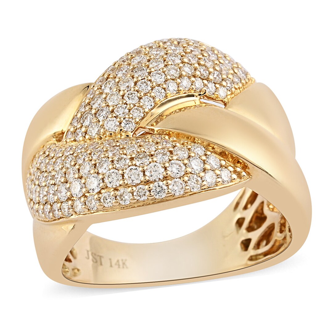 Real Diamond Gold Ring for Women-diamond Ring-gold Ring-engagement ...