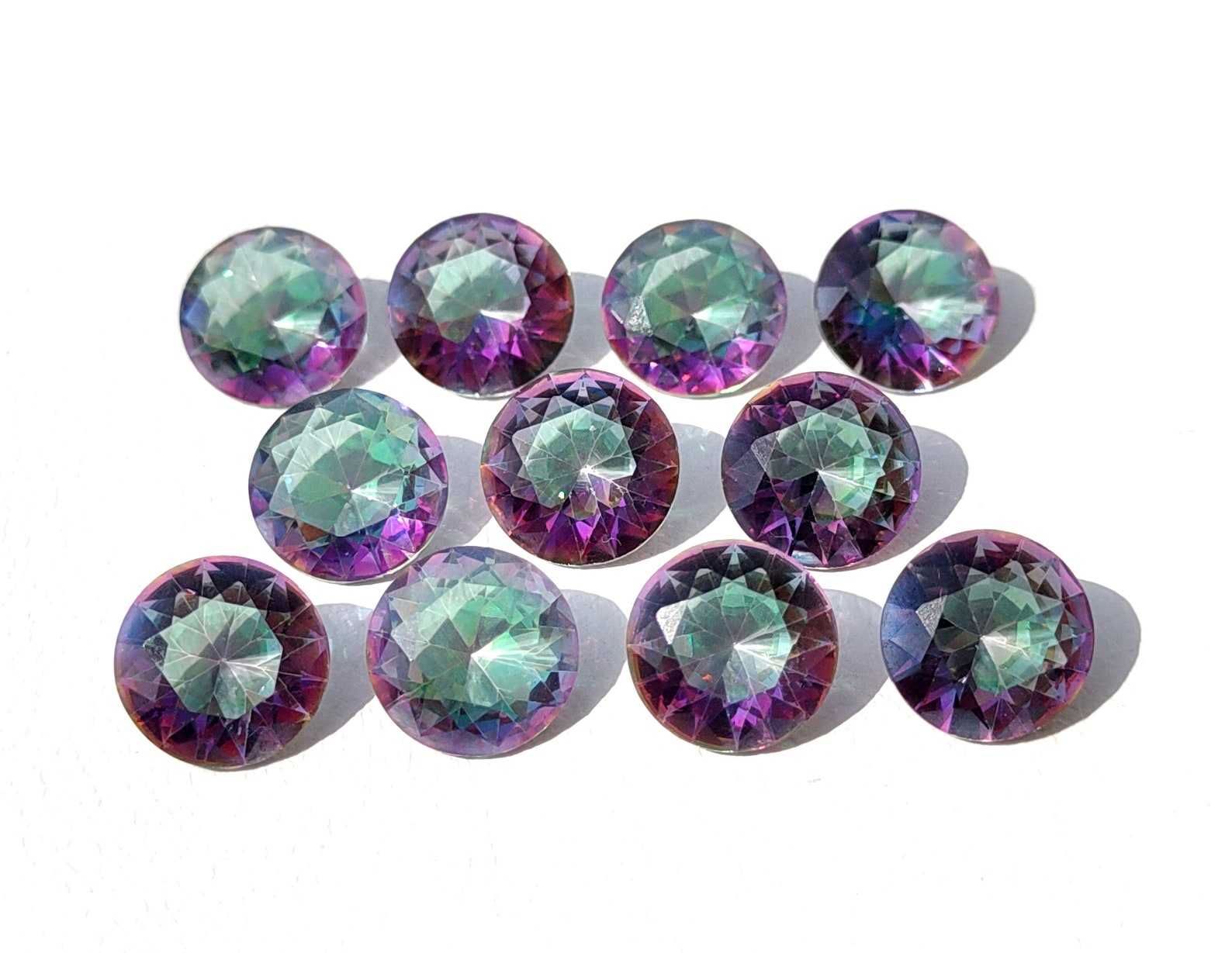 Mystic Topaz Cut Gemstone Natural Mystic Topaz Faceted Cut | Etsy