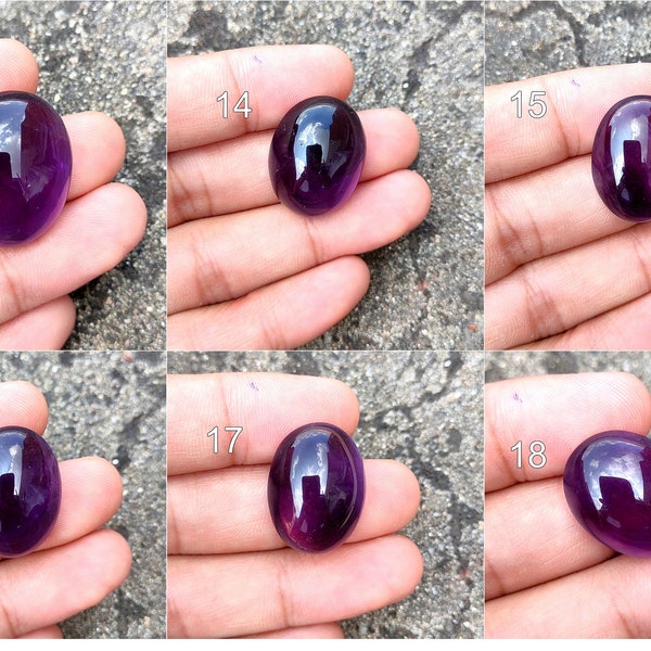 Smooth Amethyst - Etsy