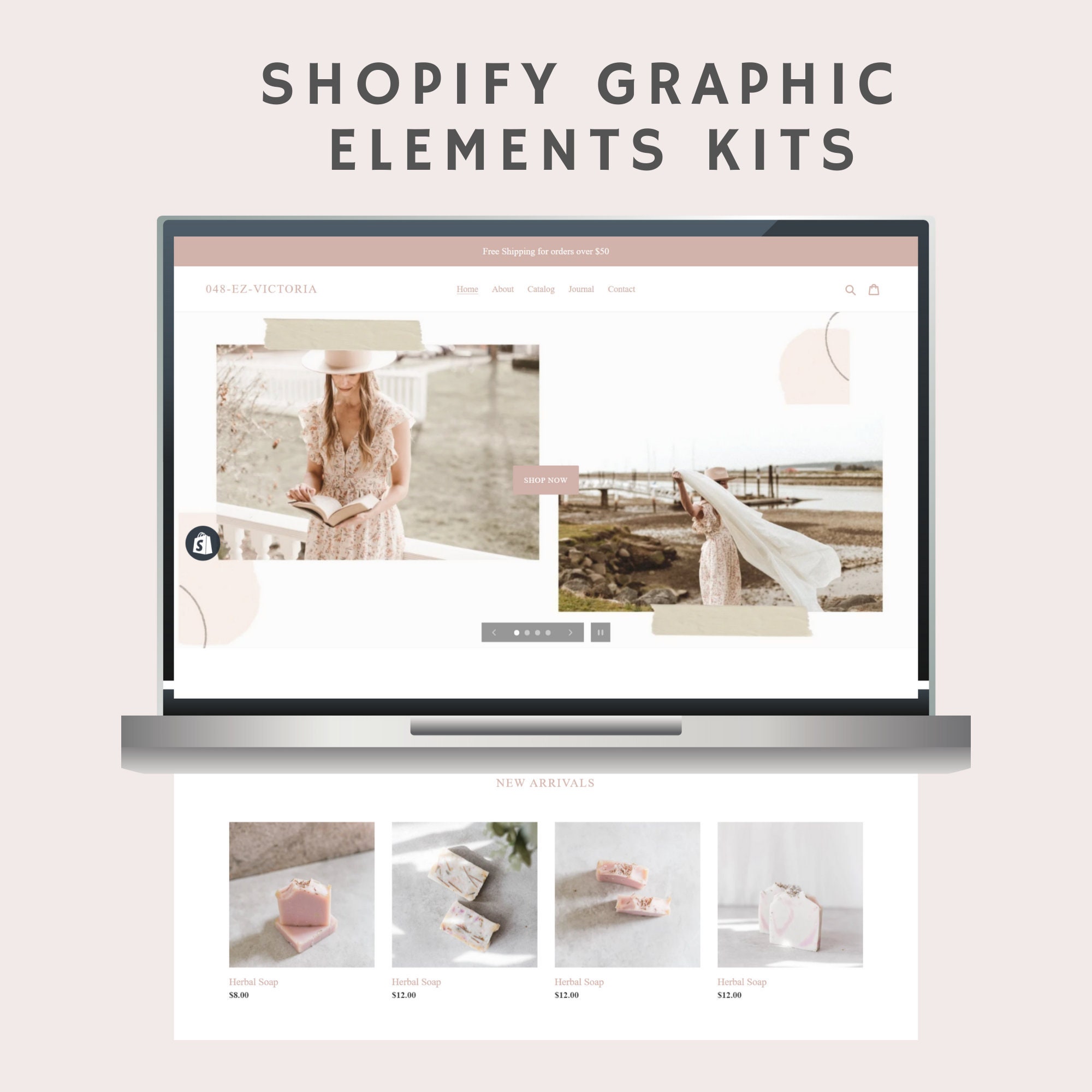 Shopify Graphic Elements Kits Shopify Theme Shopify | Etsy