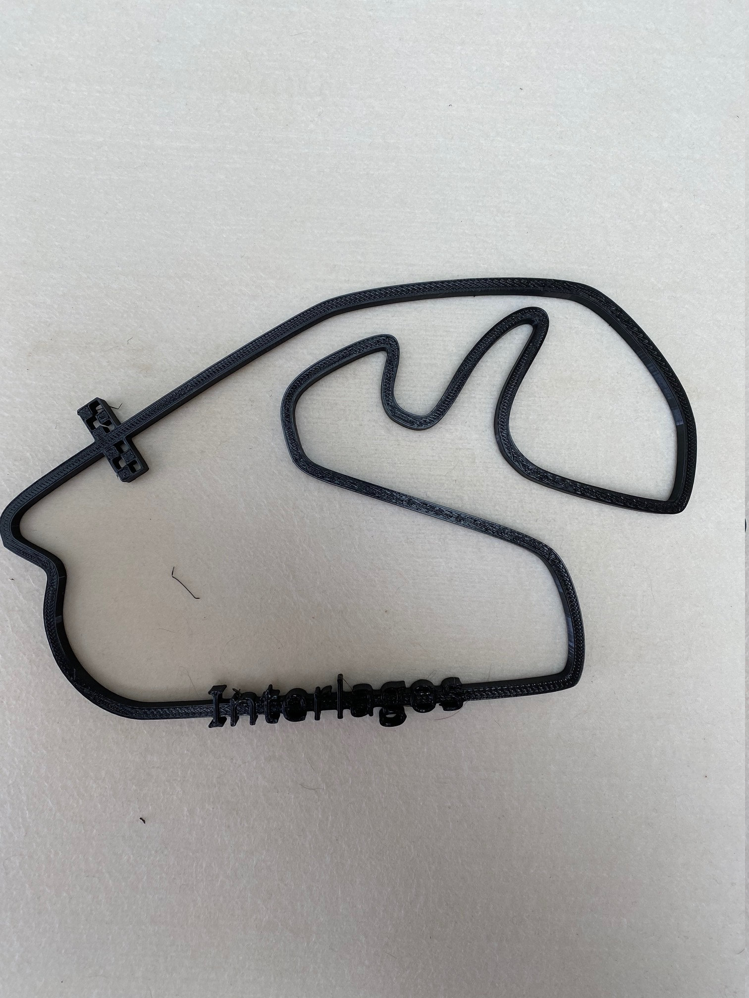 3d Printed Race Track Wall Art - Etsy