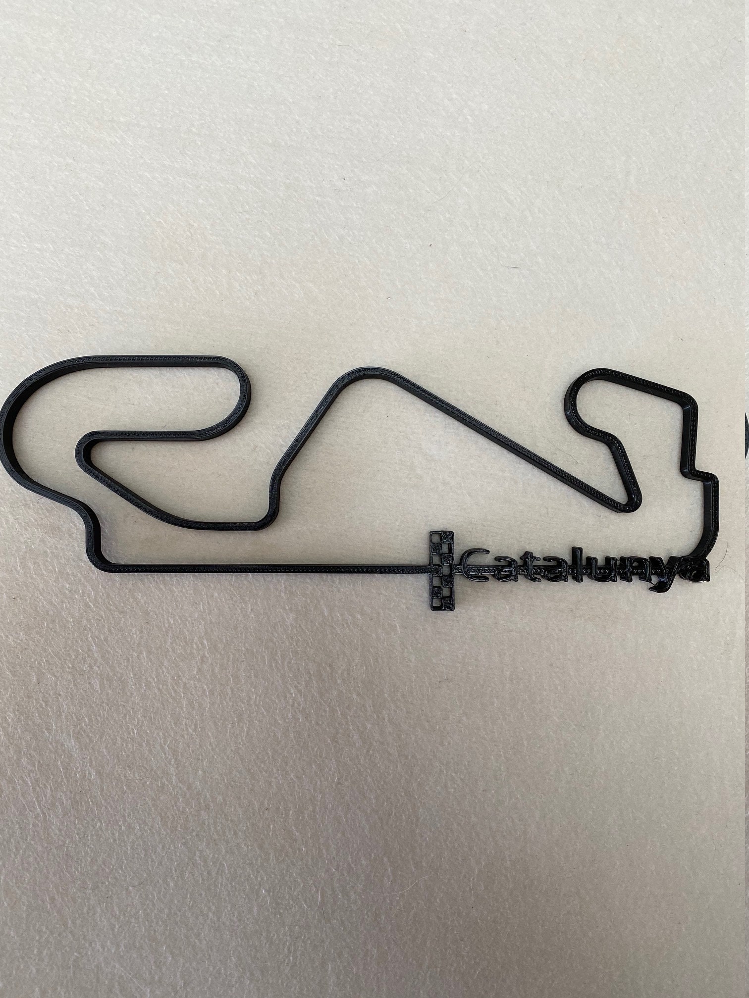3d Printed Race Track Wall Art - Etsy
