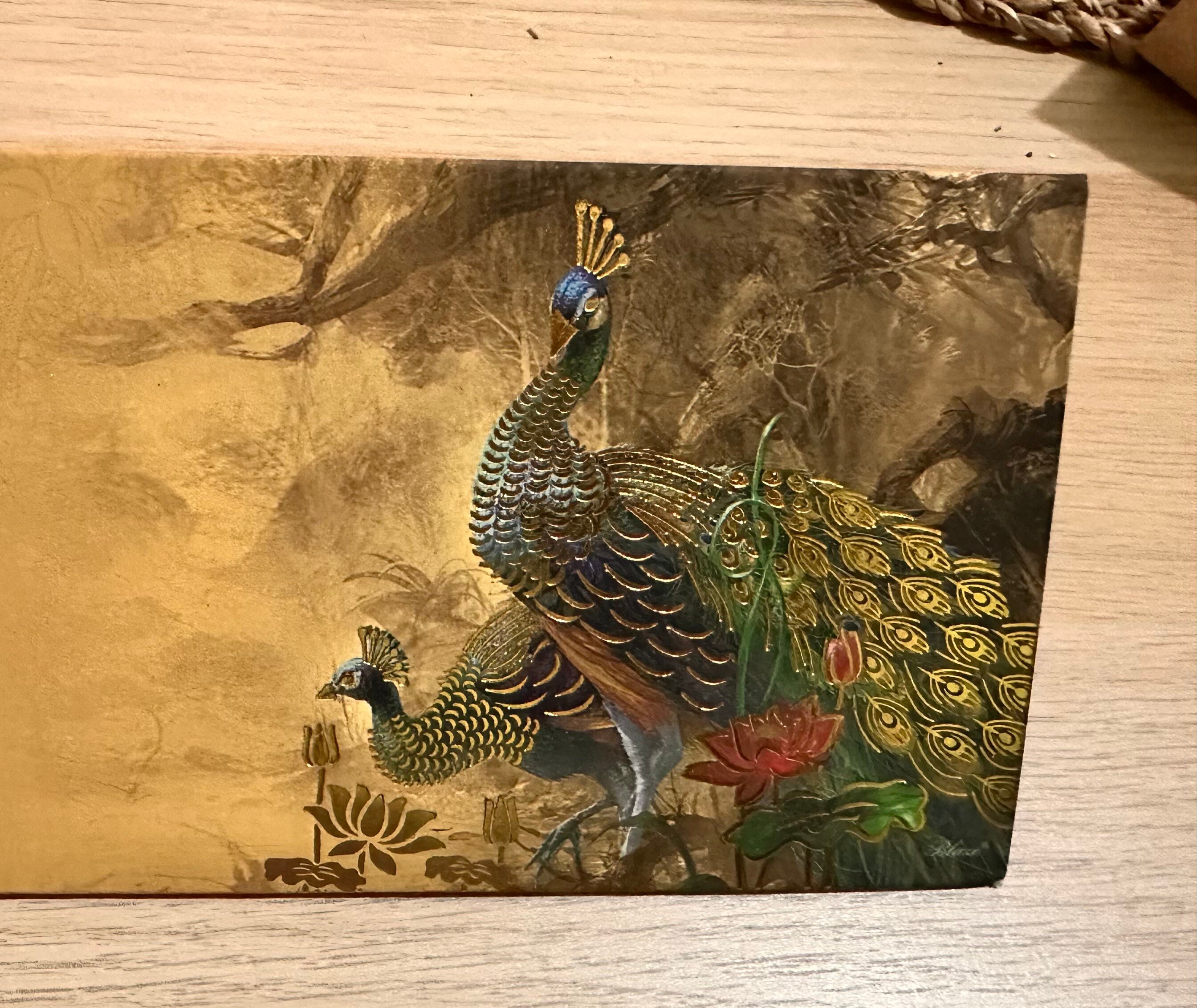 Holi Gift Money Envolope Peacock Design Envelopeswedding Money ...