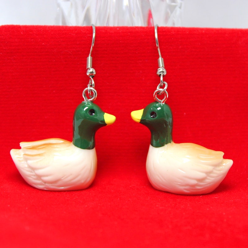 Duck Earrings - Etsy
