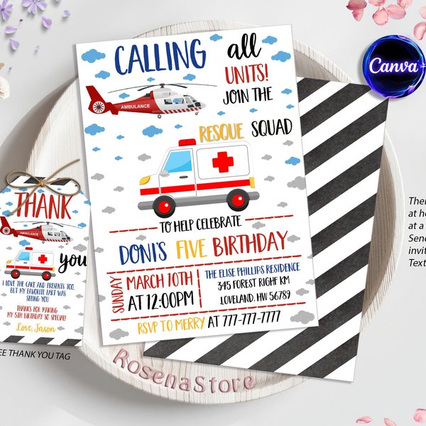 Emergency Vehicles Theme - Etsy