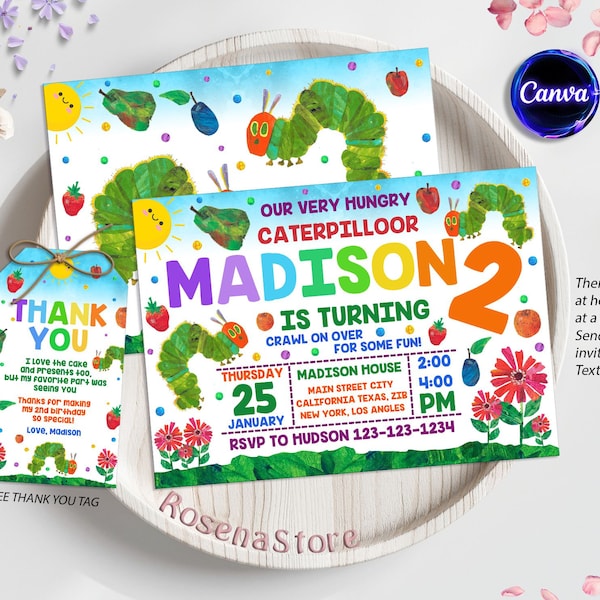 Very Hungry Caterpillar Birthday - Etsy