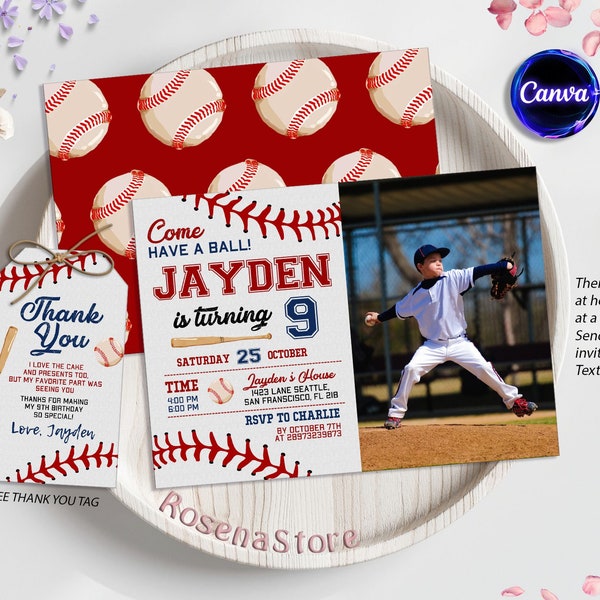 Baseball Invitation - Etsy