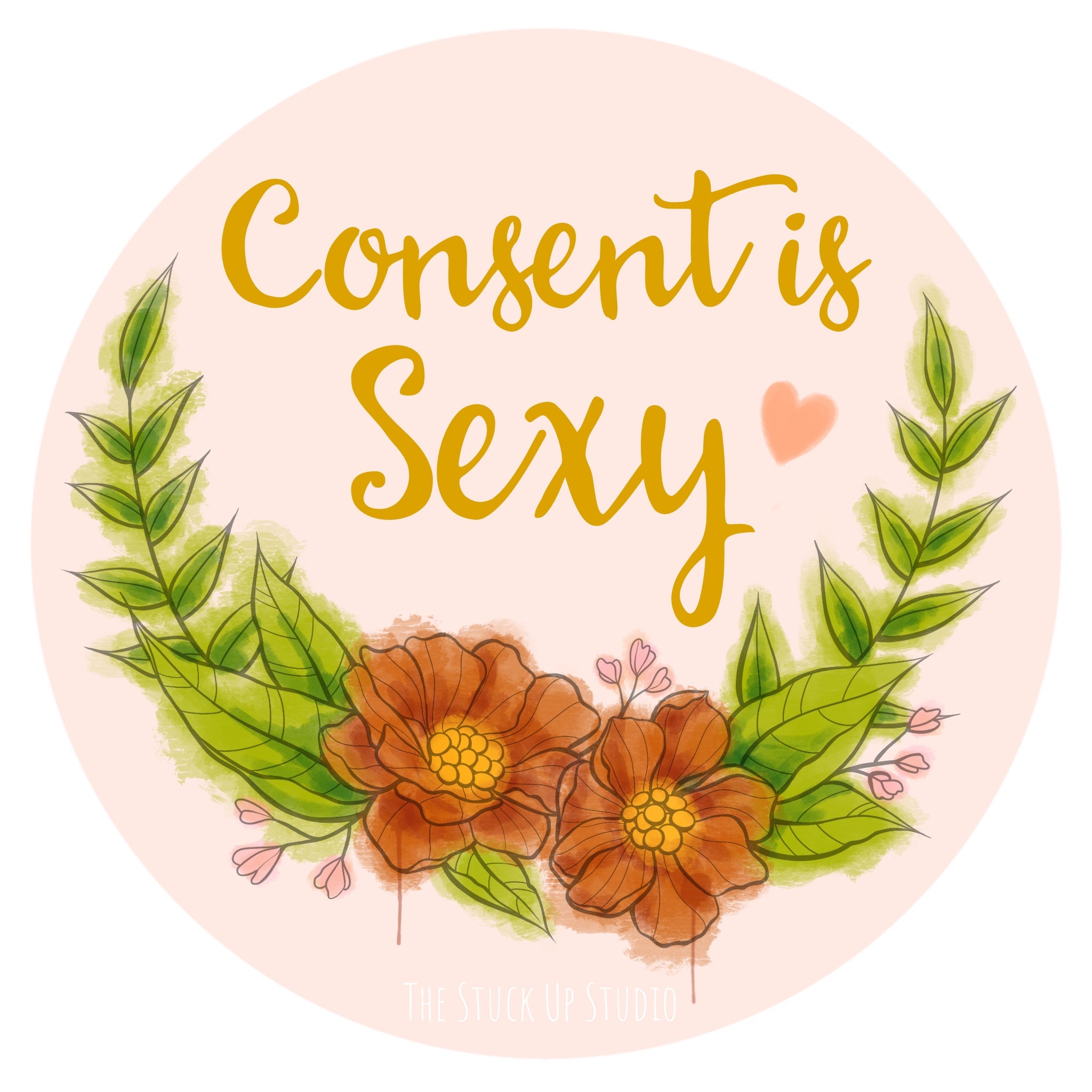Consent Is Sexy Sticker Waterproof Laptop Stickers Etsy