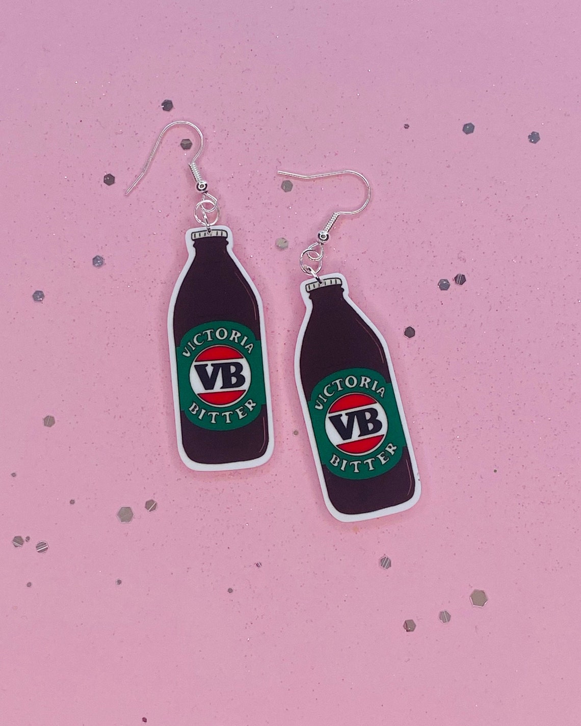 VB Stubby Victoria Bitter Earrings Nostalgic Aussie Beer | Etsy