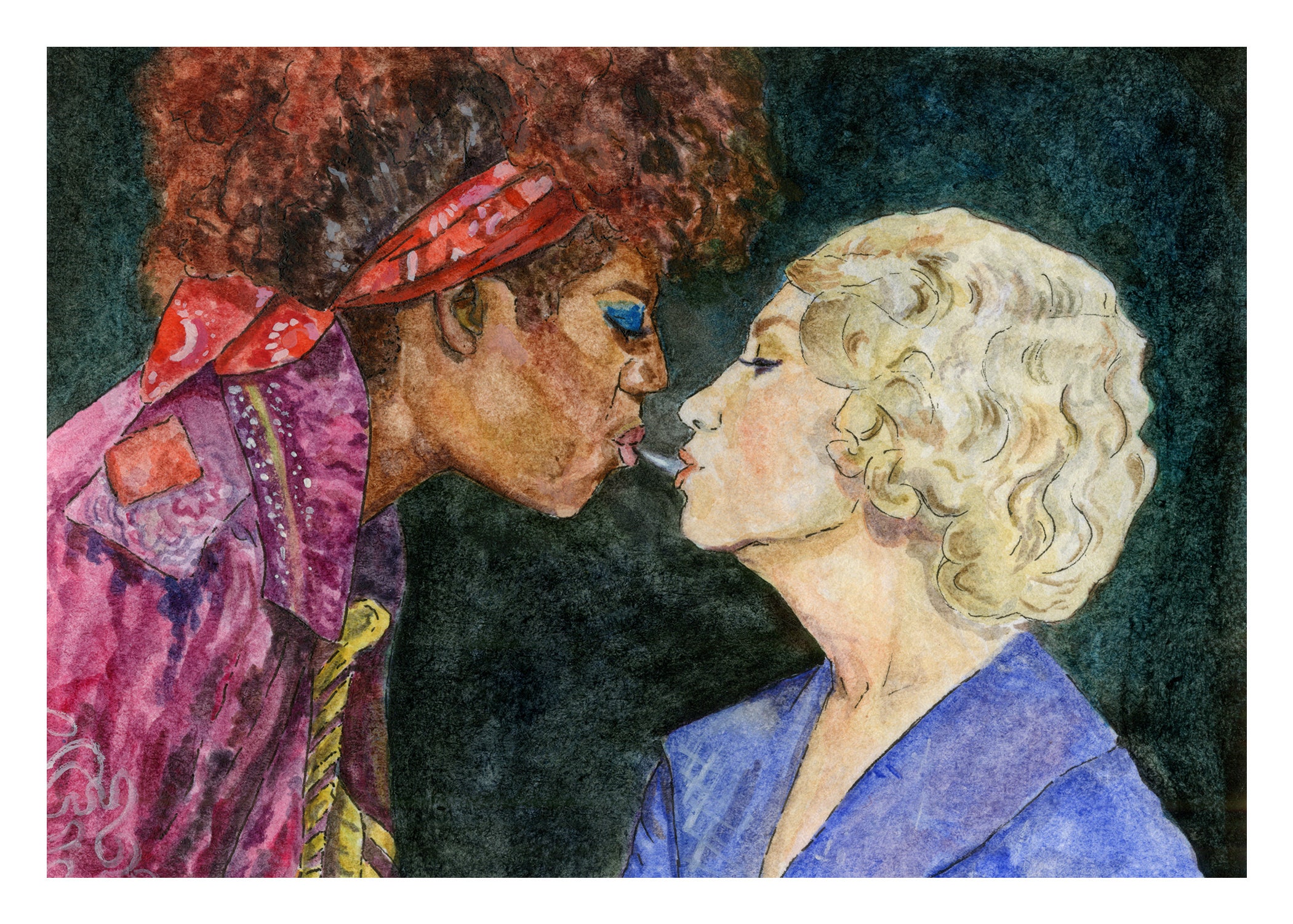 LEMPICKA Print, "breathe in When I Breathe Out" Tamara and Rafaela - Etsy