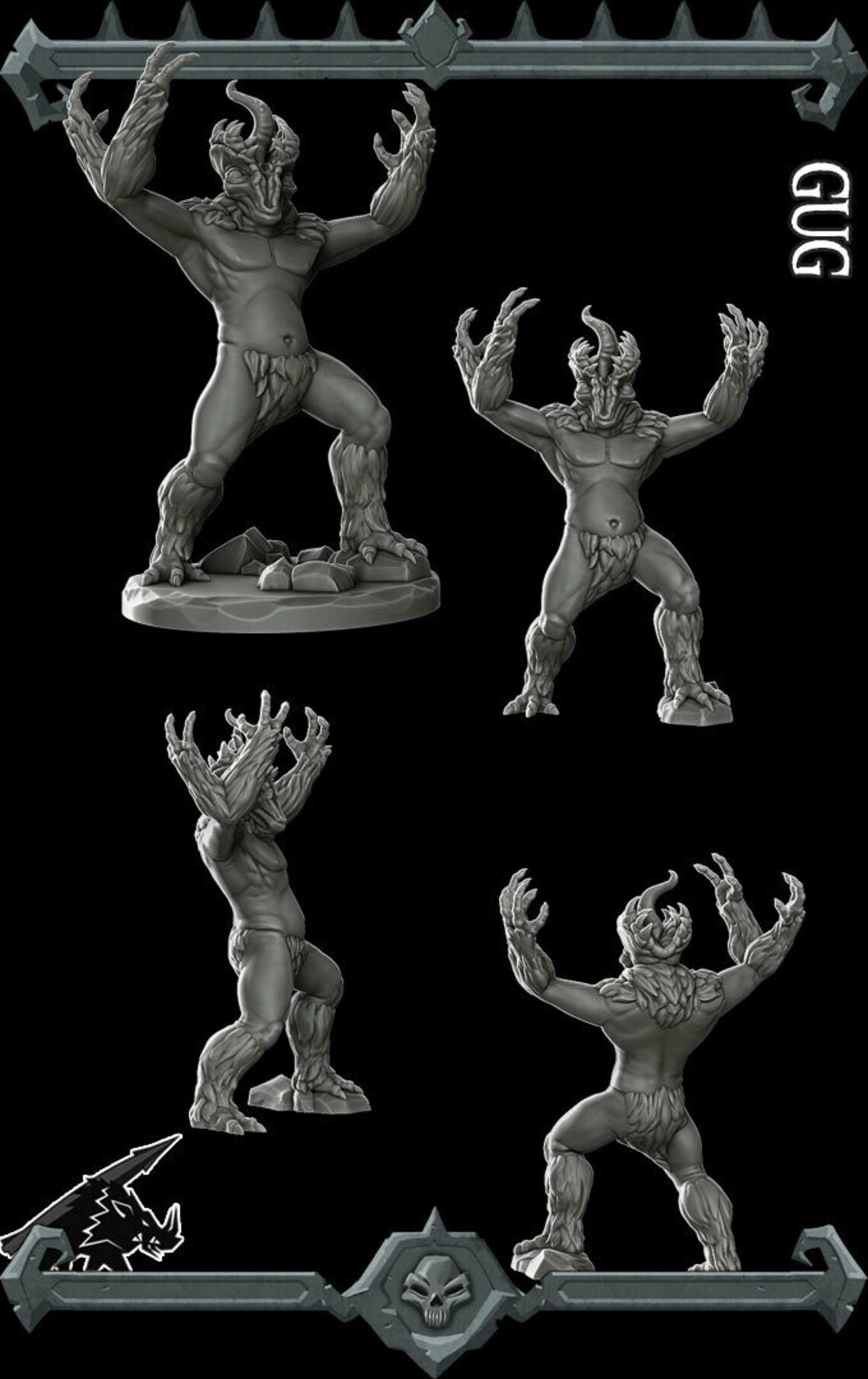 Gug Dungeons and dragons Cthulhu 40k Pathfinder War | Etsy