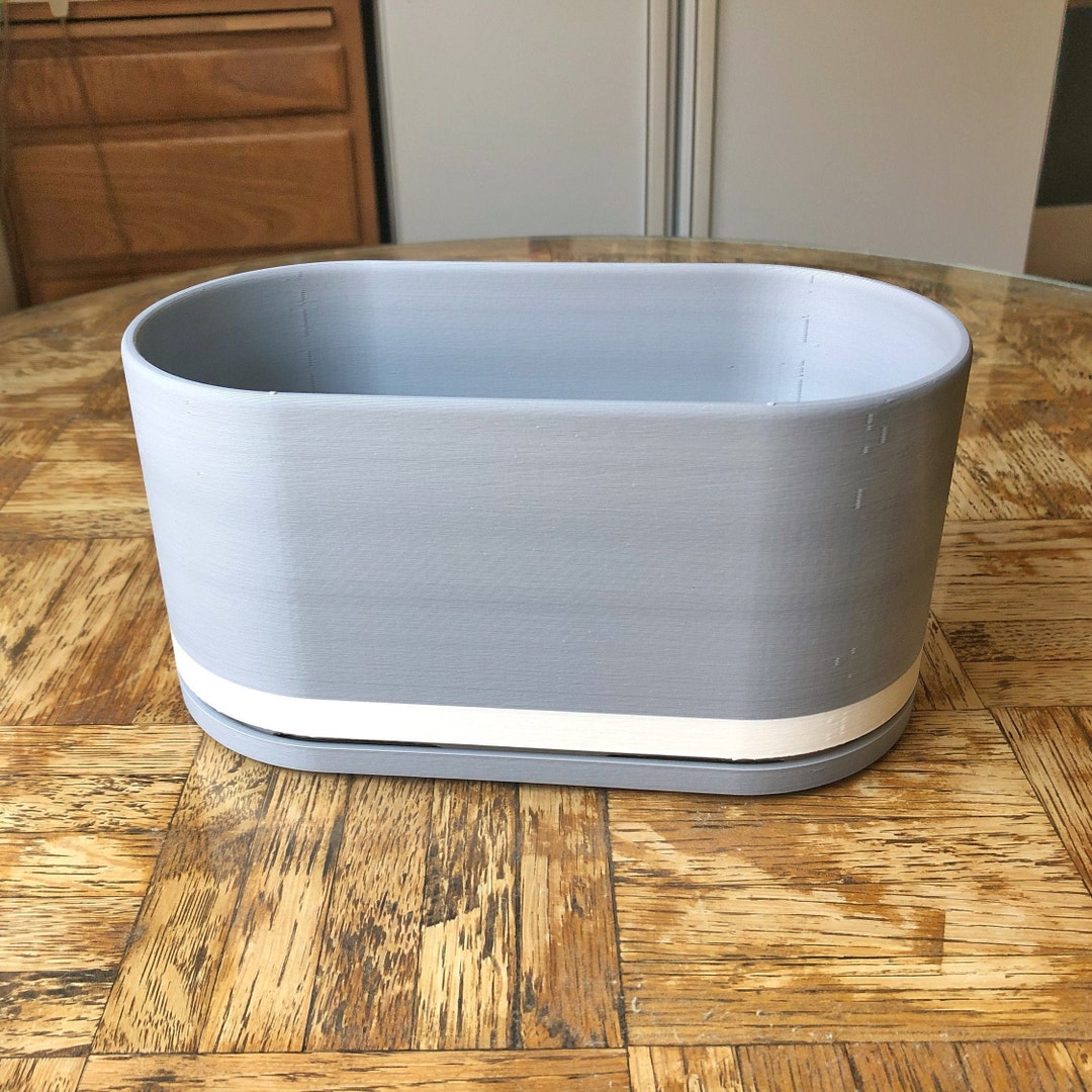 The PILL -- Modern Minimalist Color Blocked Indoor Planter Pot With ...