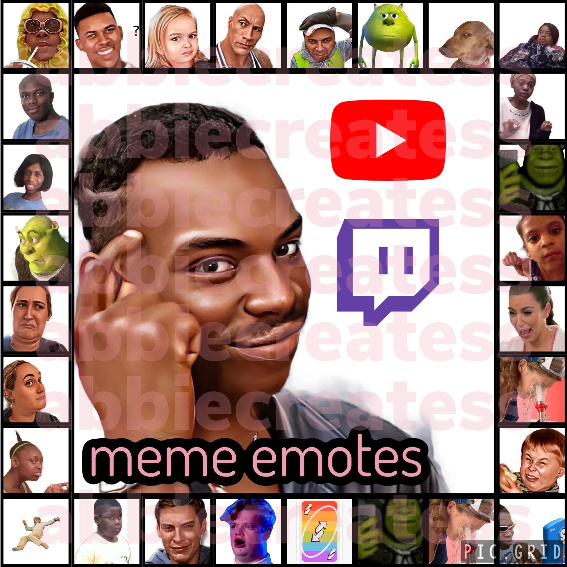 30 Meme Emotes TWITCH EMOTES Digitale Download - Etsy Nederland