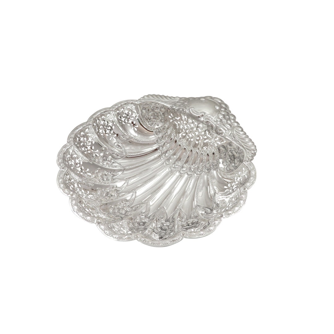 Antique Edwardian Sterling Silver 'shell' Dish 1906 - Etsy