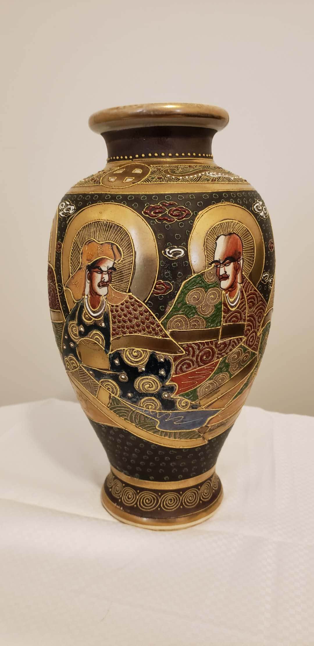 Japanese Satsuma Kinkozan Vase - Etsy