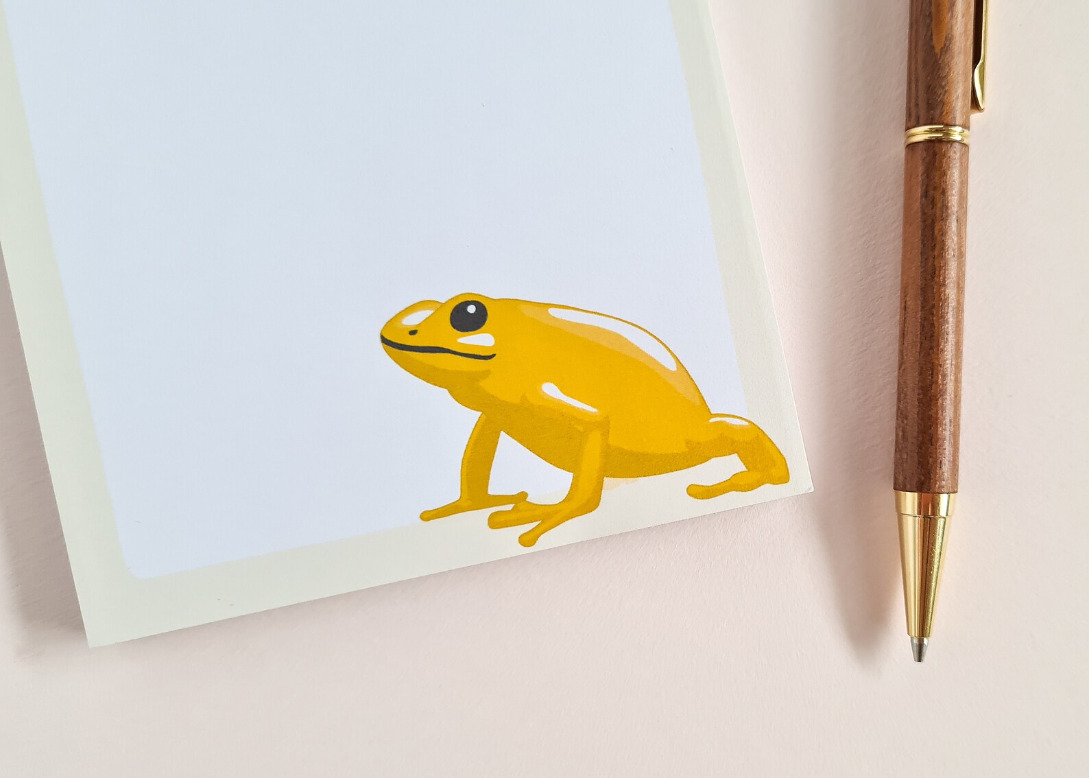 A6 Frog Notepad Handmade Tear Away Animal Deskpad Eco - Etsy UK