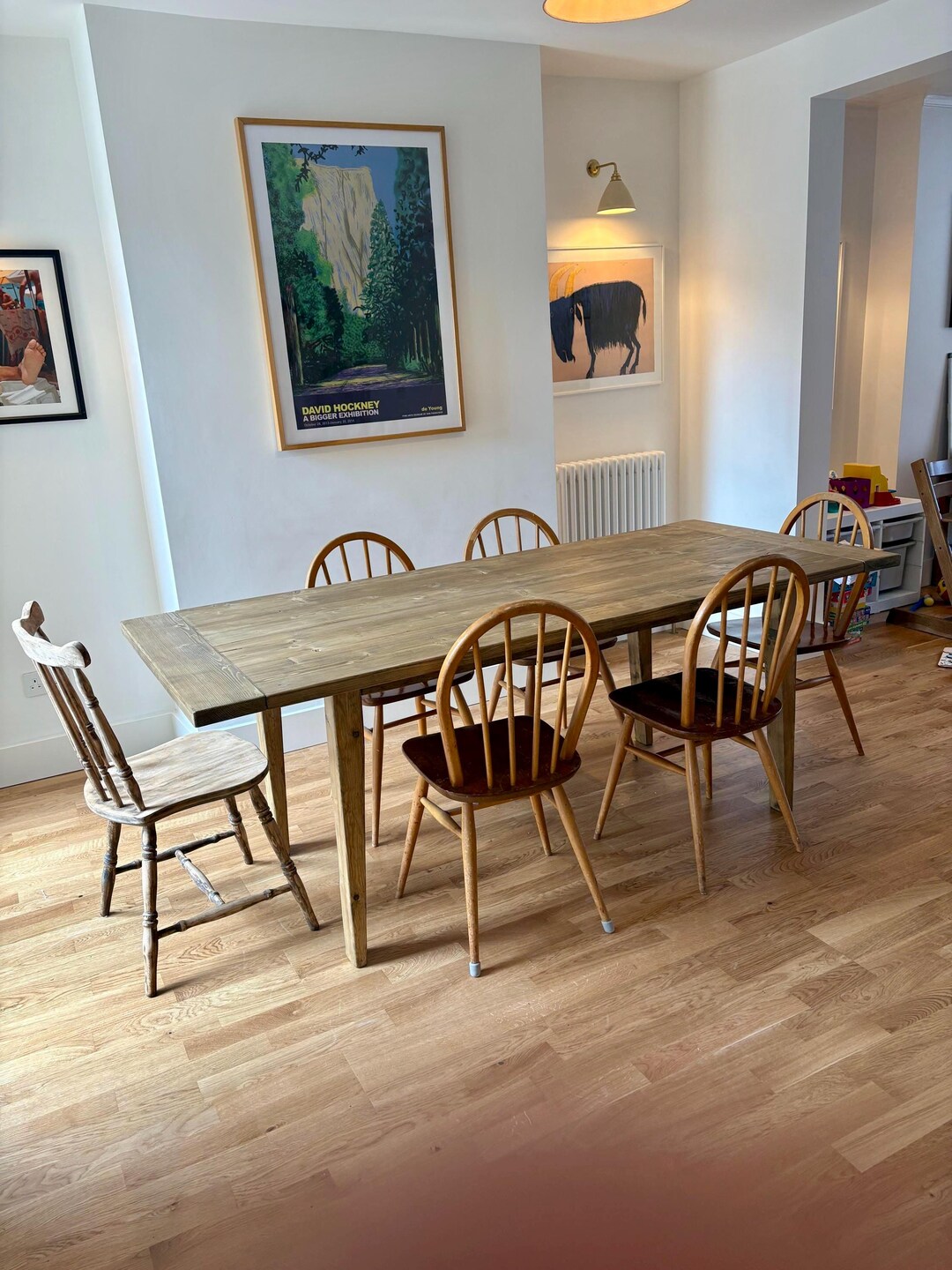 Extendable Dining Table Made From Rustic Reclaimed Wood - Etsy UK