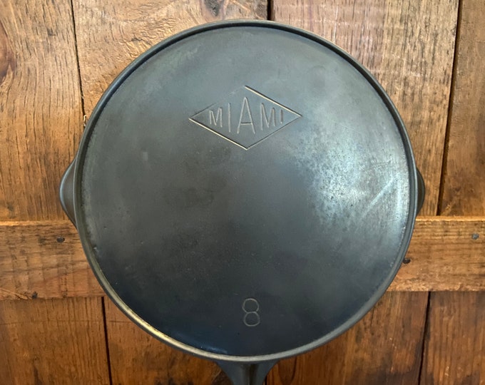 Rare Favorite Miami #8 Cast Iron Skillet - Etsy