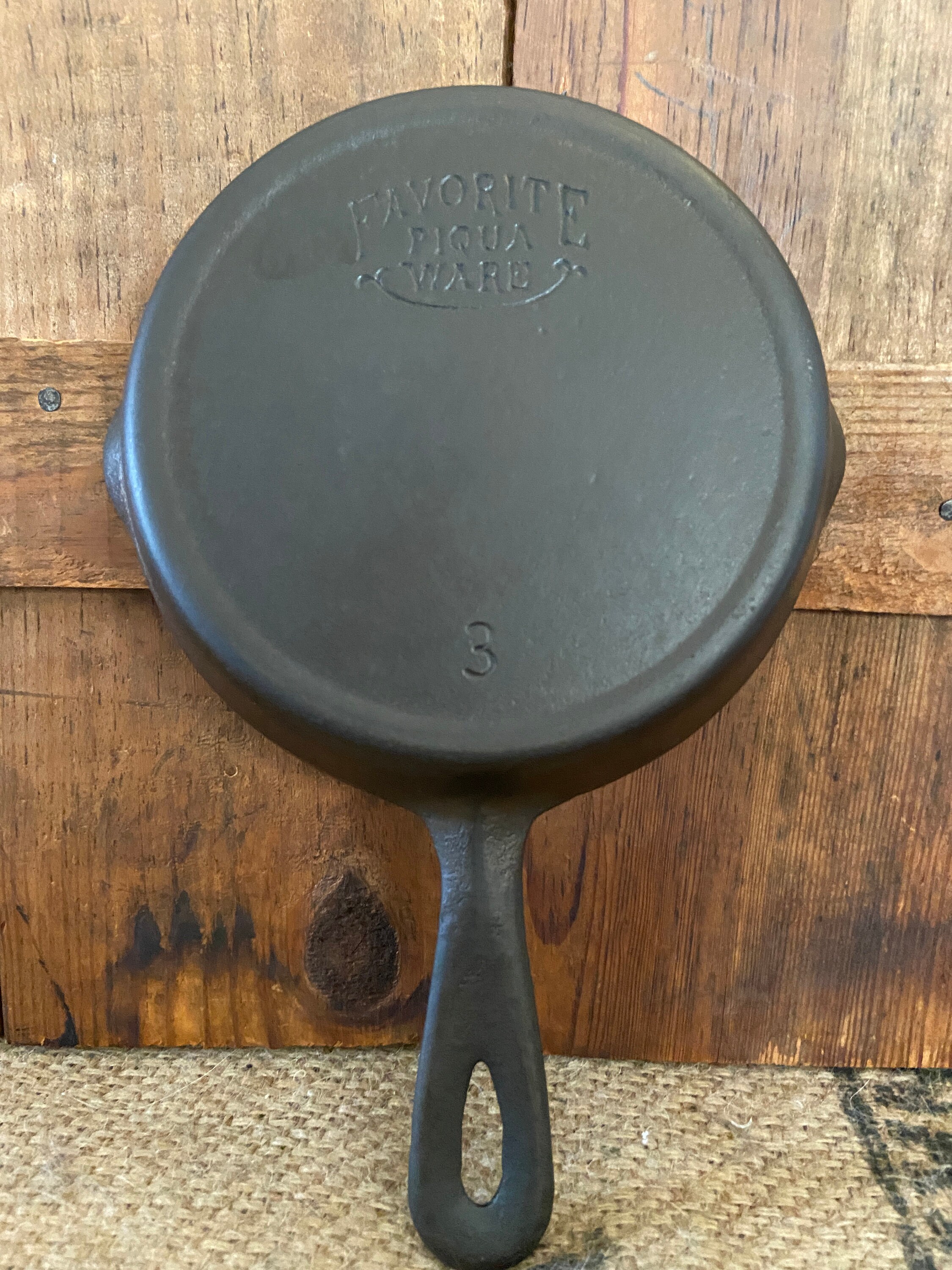 Favorite smiley Logo 3 Cast Iron Skillet - Etsy