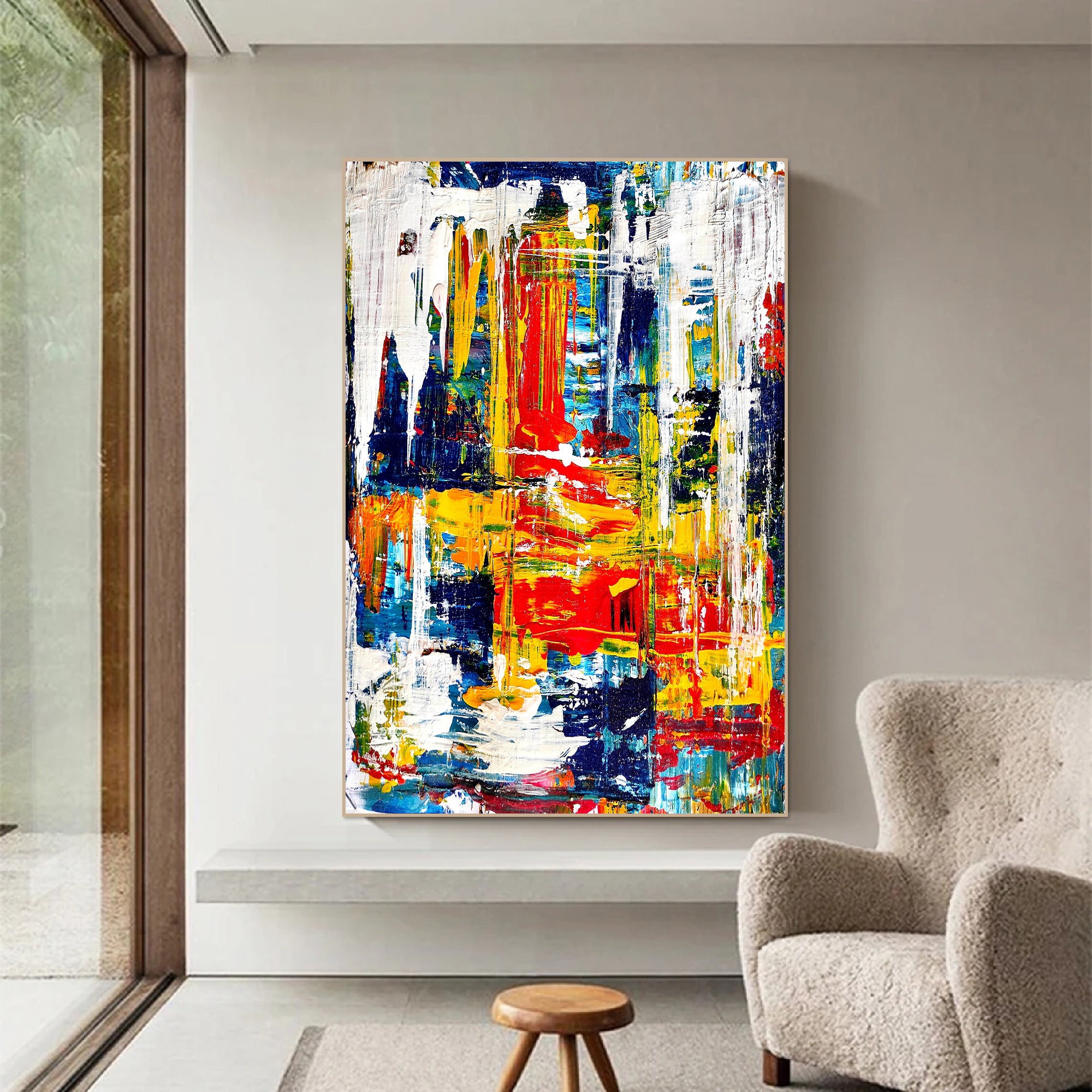 Extra Large Wall Art Original Painting on Canvas - Etsy