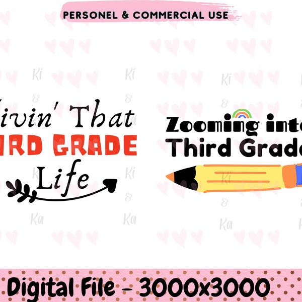 Zooming Into 3rd Grade Svg - Etsy