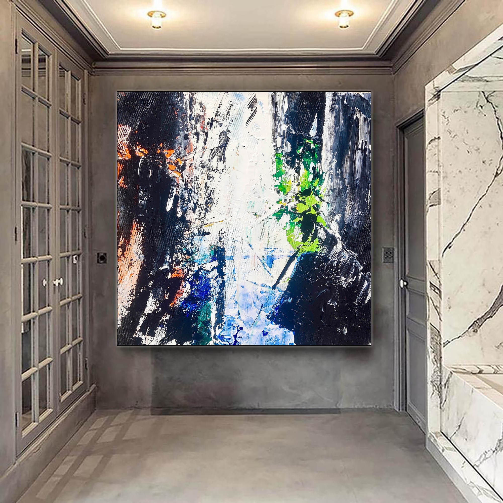 Extra Large Wall Art Textured Painting Original | Etsy