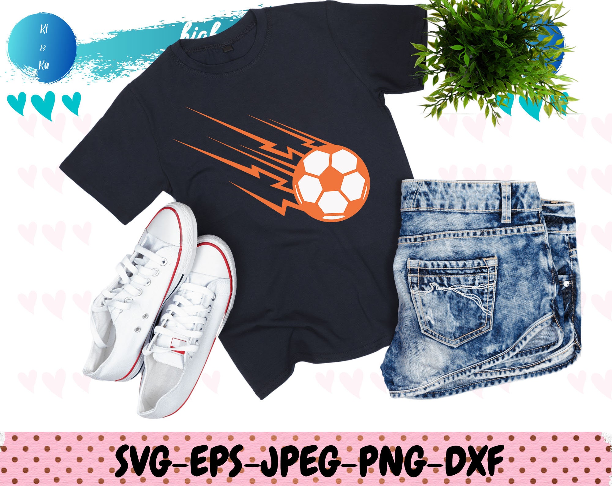 Set of 3 Soccer Flames Ball svg soccer ball cut file | Etsy