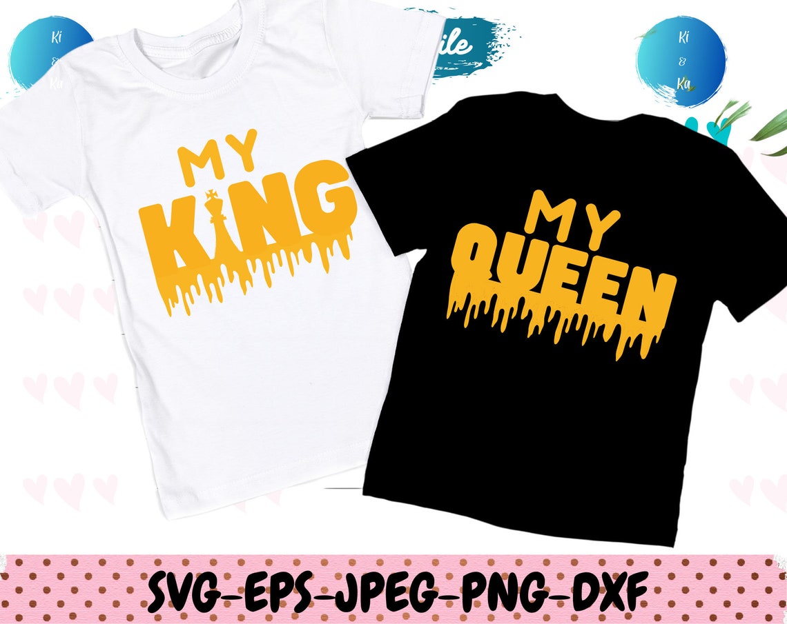My QUEEN Svg My King Svg Vector Files King SVG Queen Cut - Etsy UK