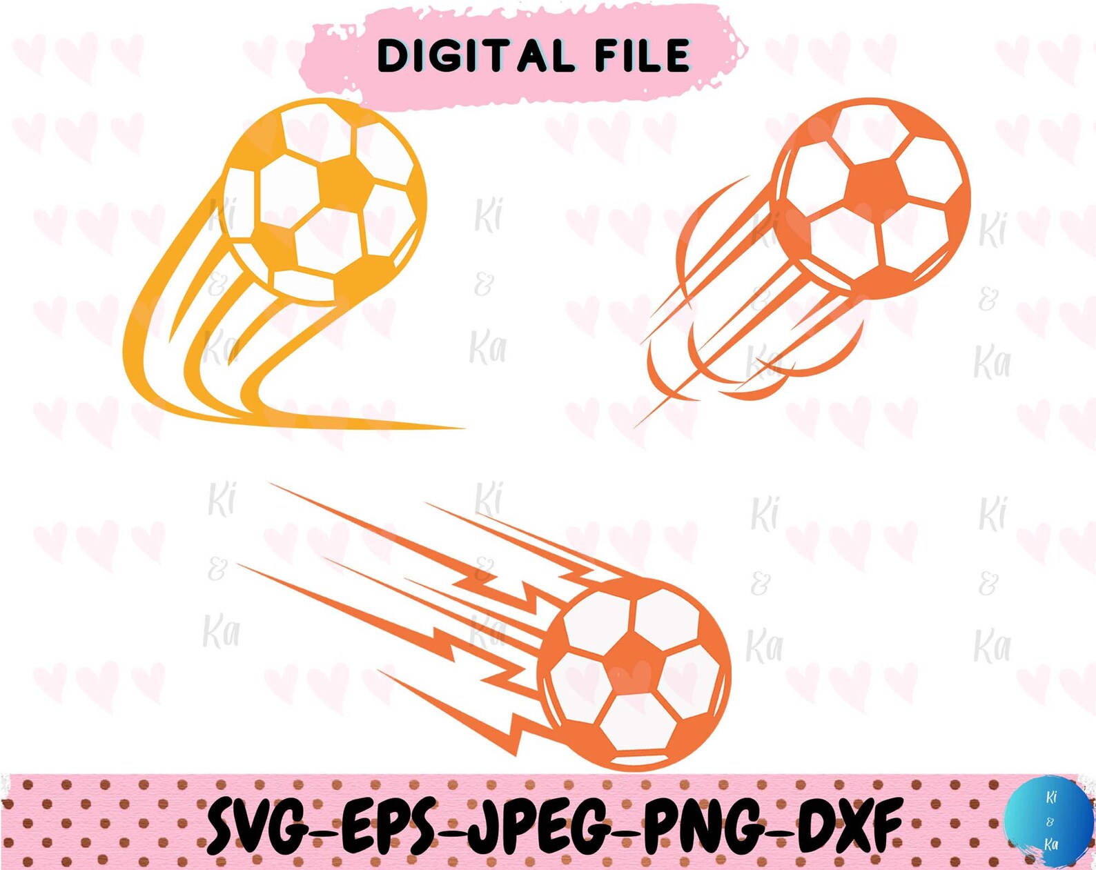 Set of 3 Soccer Flames Ball Svg Soccer Ball Cut File - Etsy UK