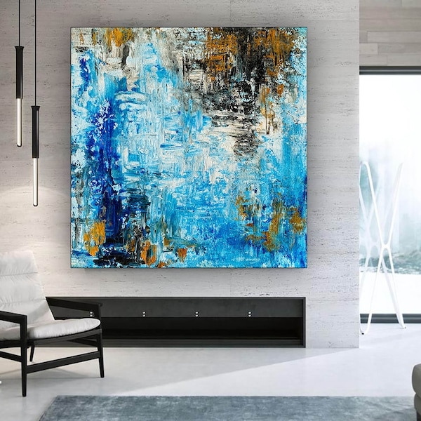 Large Abstract Art - Etsy UK