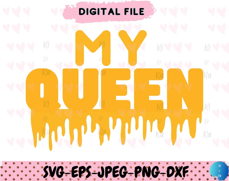 My QUEEN Svg My King Svg Vector Files King SVG Queen Cut - Etsy UK