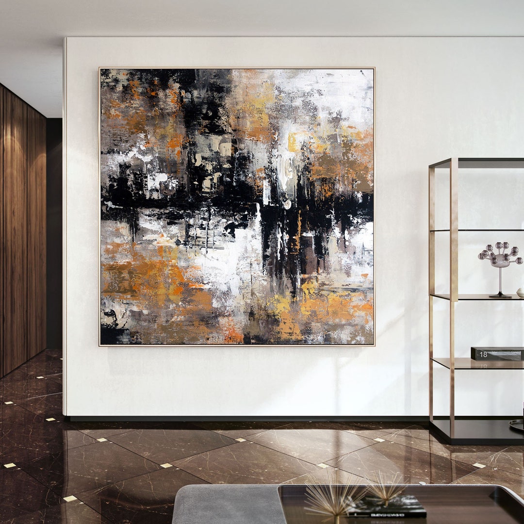Modern Wall Decor - Original Paintings on Canvas, Hand Painted Abstract ...