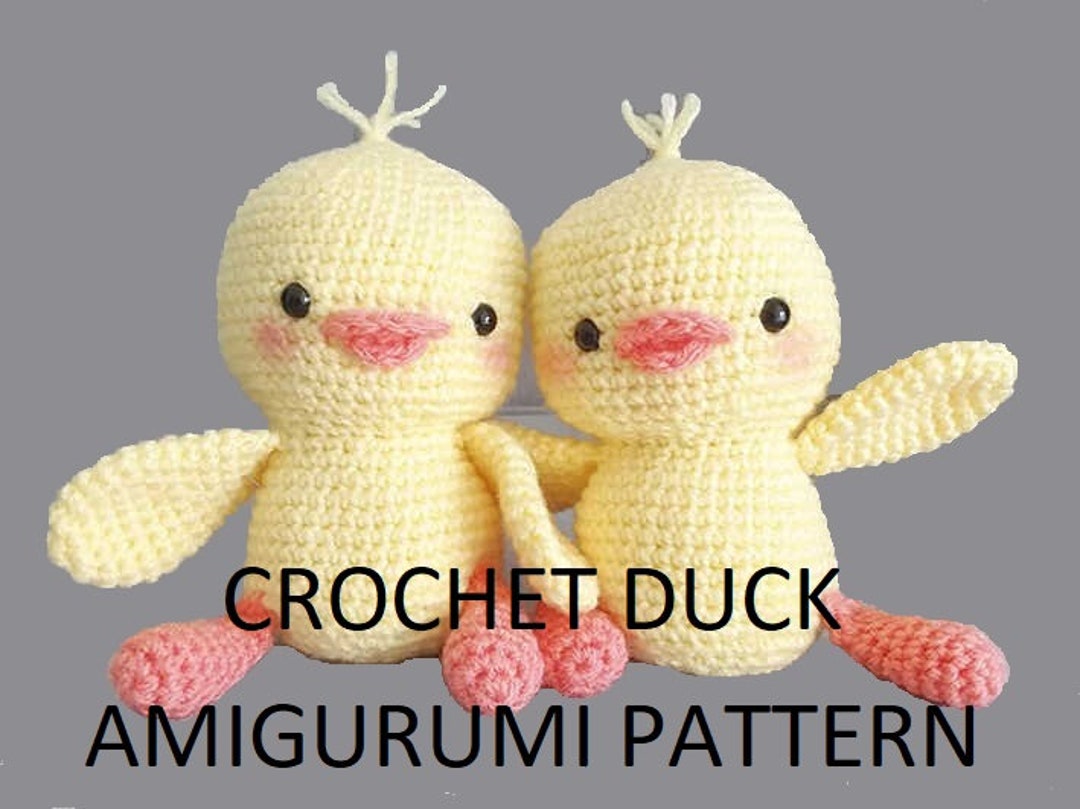 Yellow Duck Crochet Pattern - Etsy