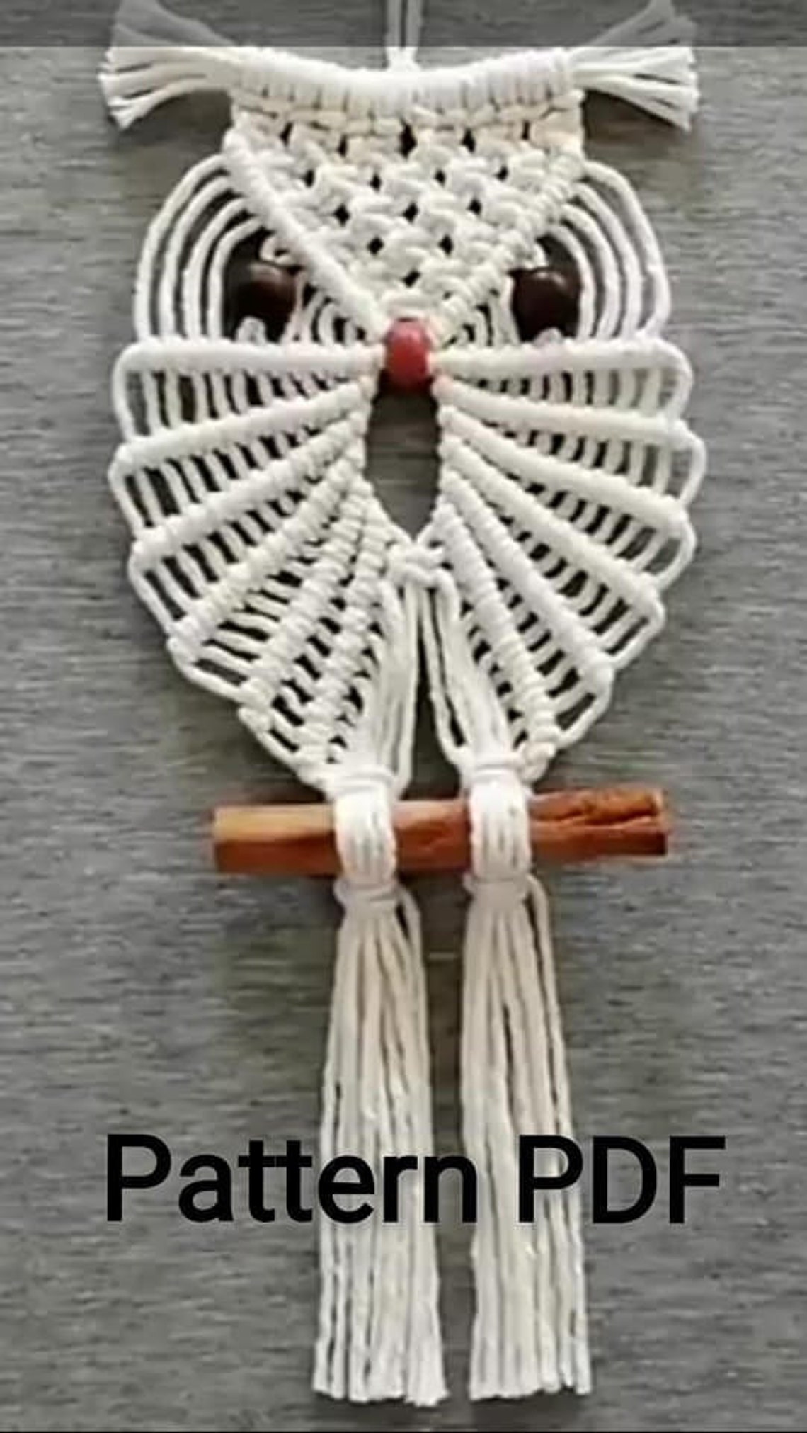 Macrame OWL Pattern, Macrame Tutorial Beginners, Macrame Wall Hanging ...