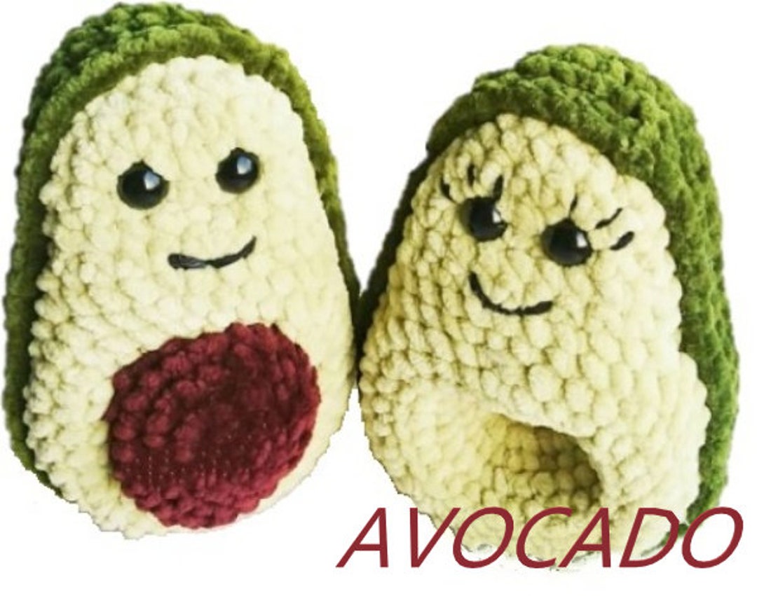 Avocado Crochet Pattern, Cute Avokado Family Amigurumi, DIY Crochet PDF ...
