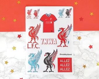 Liverpool Fc Stickers | Etsy UK