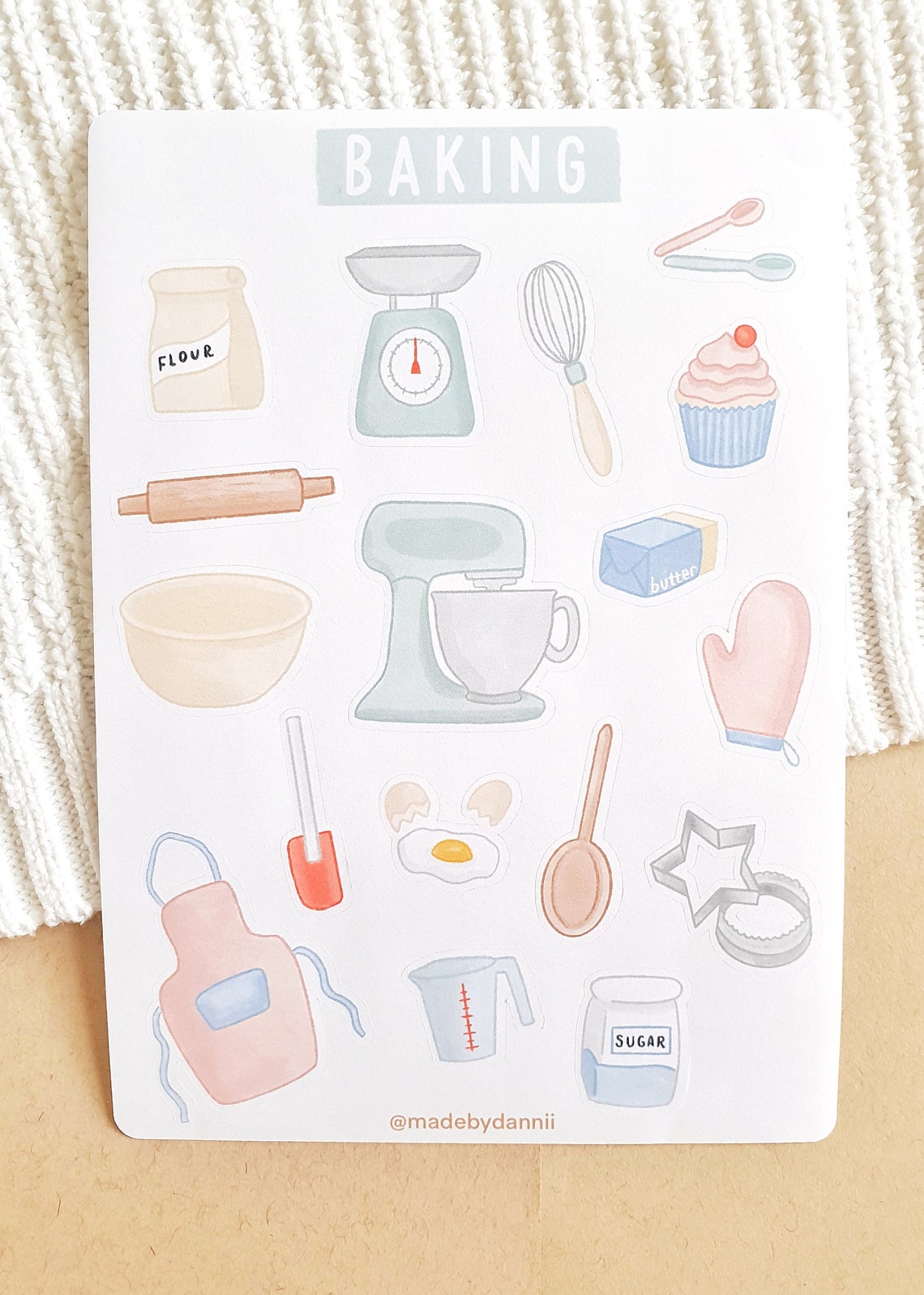 Sticker Sheet Baking / Scrapbook Stickers Baking Stickers - Etsy UK
