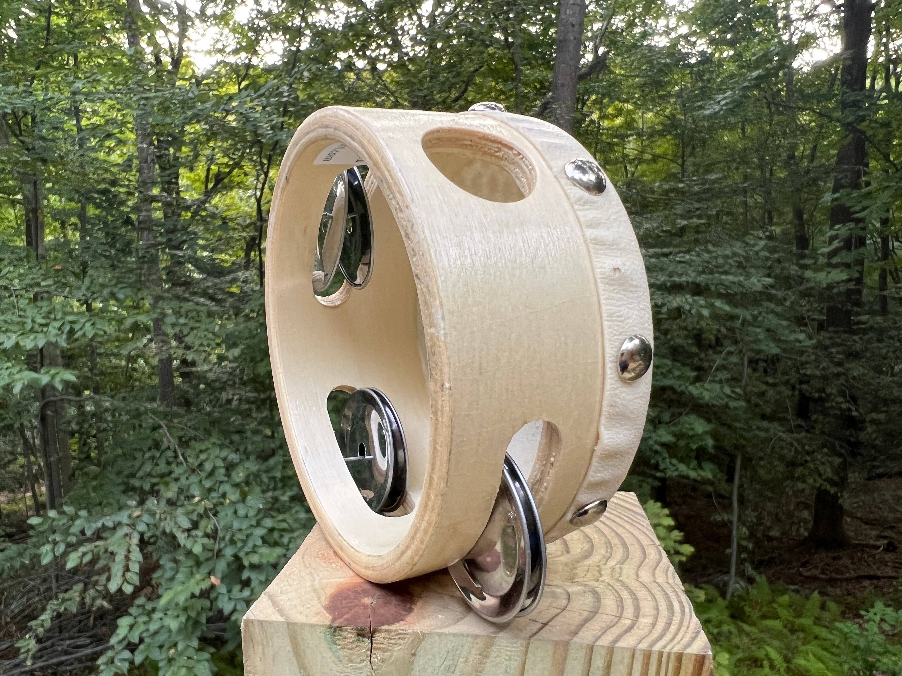 Hand Painted Tambourine Small 4 Mandala Heart Acrylic - Etsy