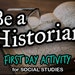 First Day Social Studies Activity Lesson Plan | Etsy