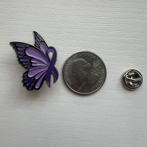 Lupus Pin, Lupus Awareness, Lupus Jewelry, Purple Butterfly, Lupus ...