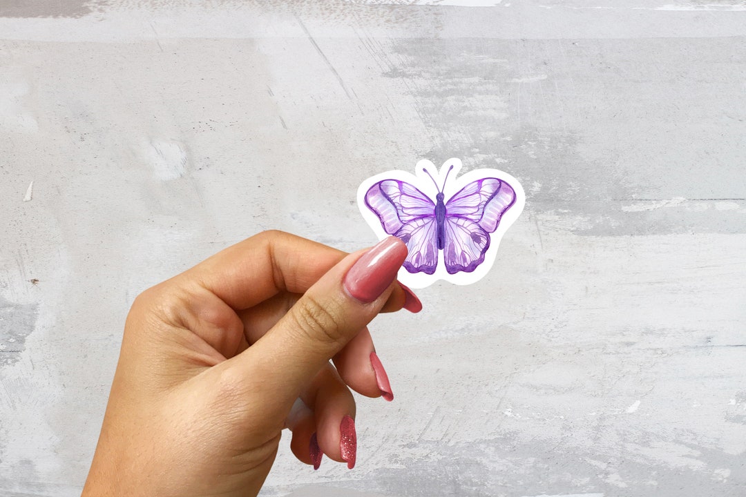 Light Purple Lupus Butterfly/ Sticker |lupus Warrior|autoimmune|decals ...