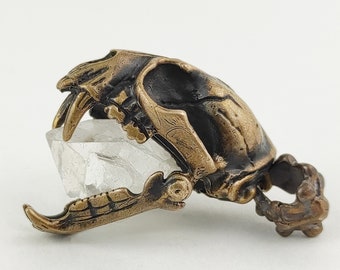 Serpent Skull Pendant - Etsy