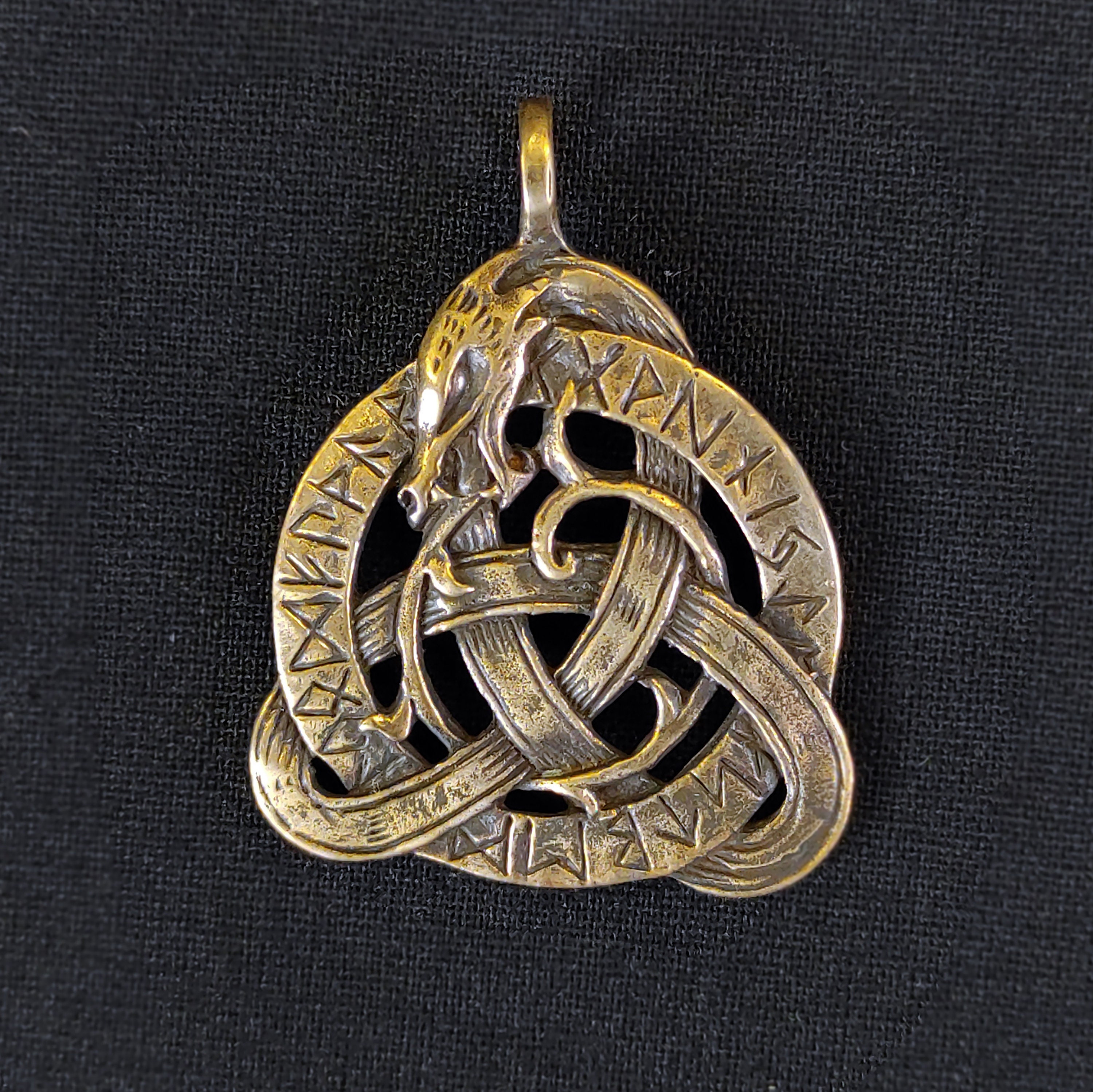 Nordic Serpent Jormungandr Pendant Scandinavian World Snake - Etsy Canada