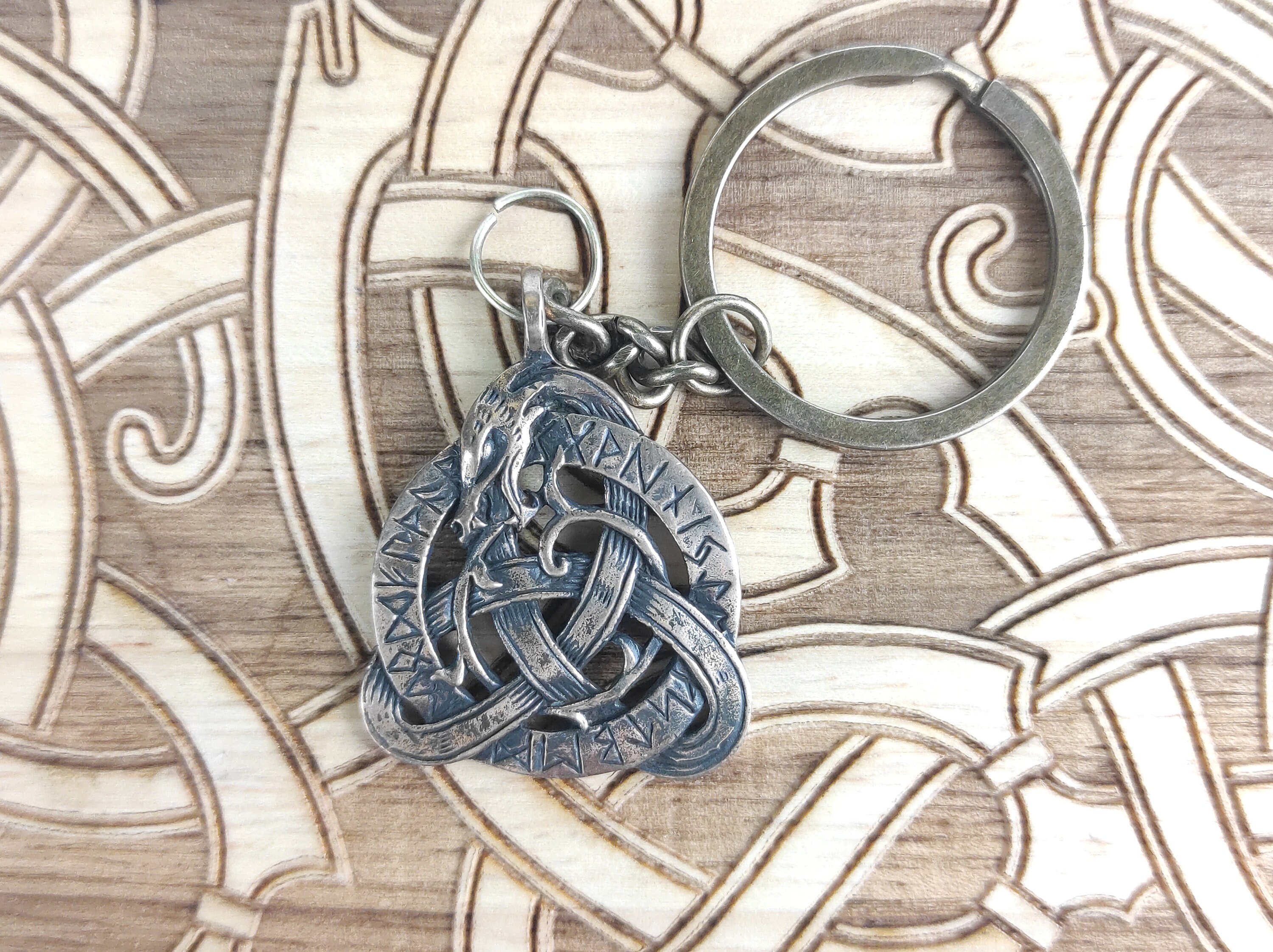 Nordic Serpent Jormungandr Pendant Scandinavian World Snake - Etsy Canada