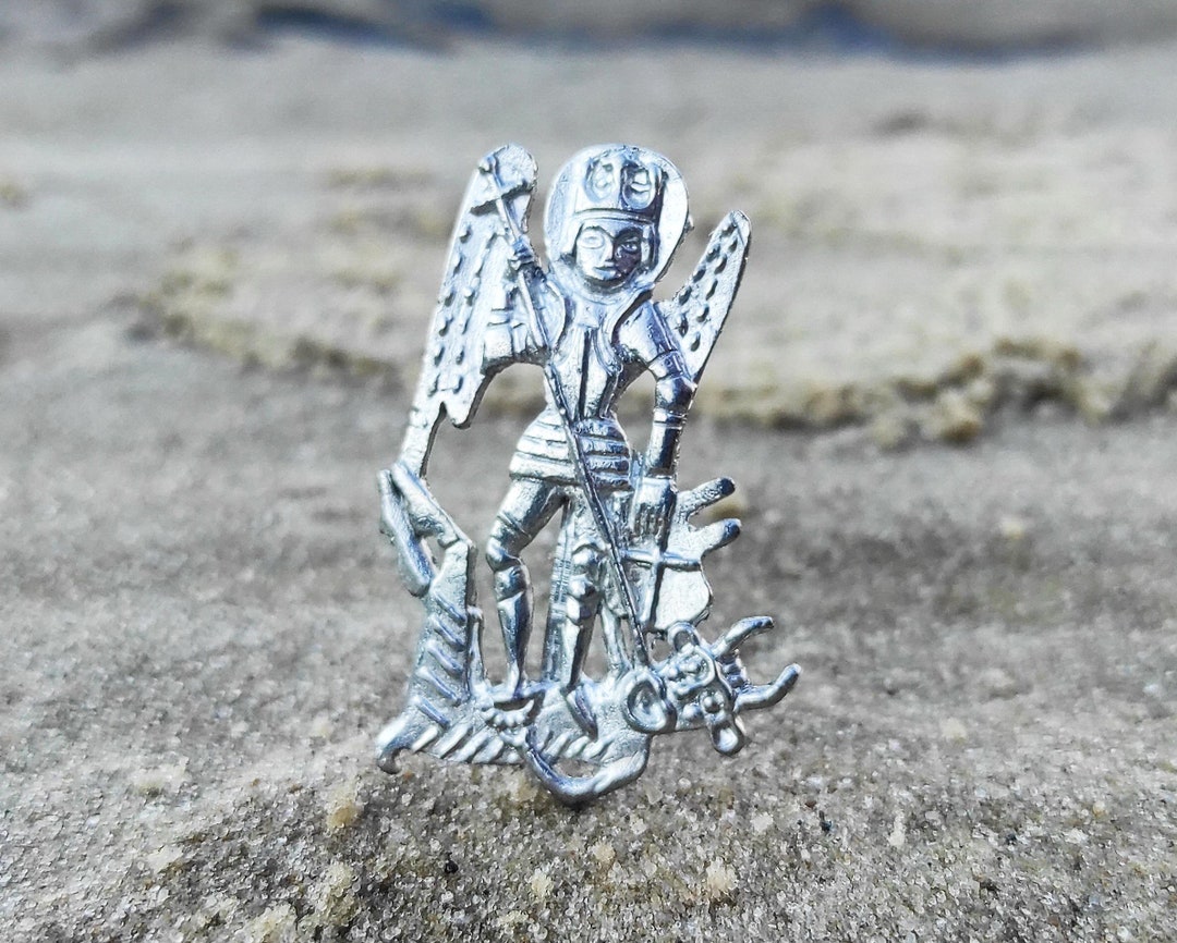 14th Century Saint Michael Pilgrim Badges – France Heraldic Pewter ...
