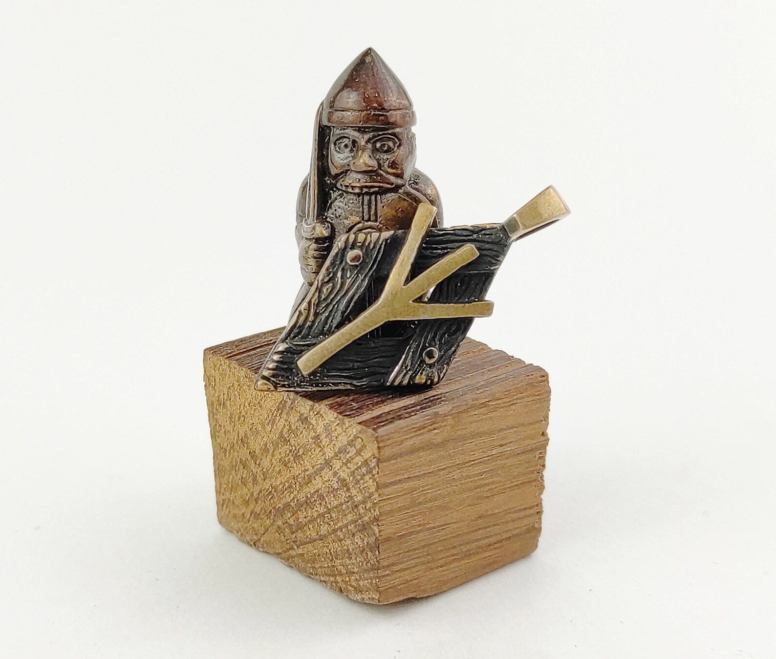 Algiz Rune Anhänger altnordische Elhaz Rune Schutz - Etsy.de