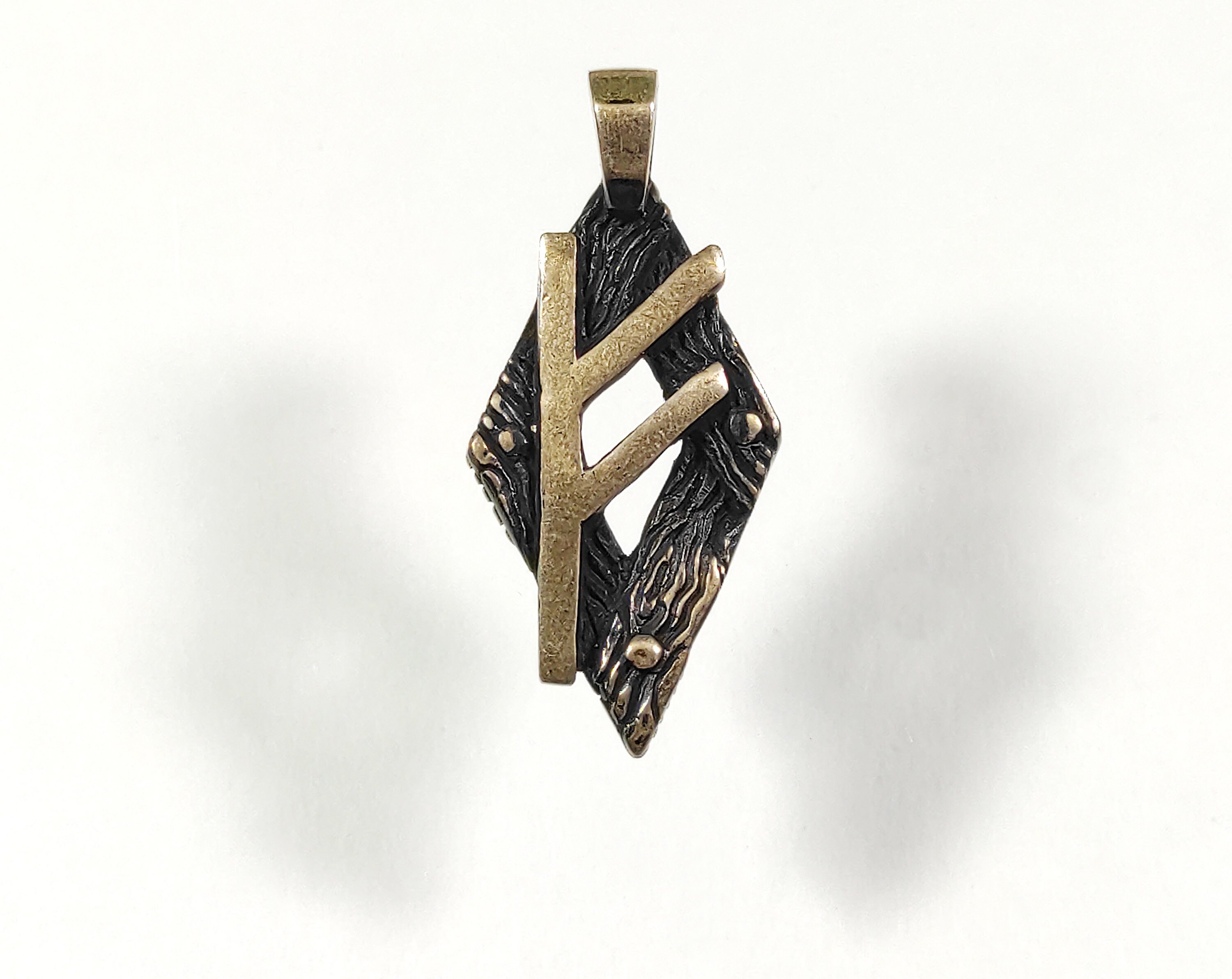 Rune Fehu Pendant Viking Jewelry of Wealth Nordic Viking - Etsy