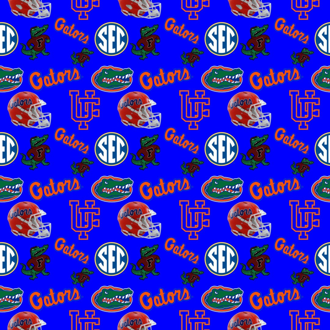 Blue Florida Gators Pattern - Etsy